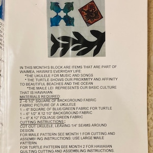 Way, Way Out West in Paniolo Country by Irene Kubo - 9 Block of the ...