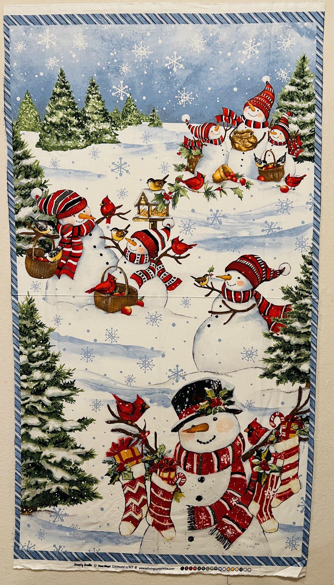 Frosty Frolic - Susan Winget - Wilmington Prints - Panel 23" X 45 ...