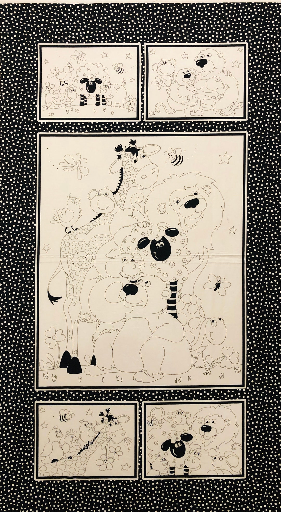 World of Susybee for Hamil Textiles - Color Me Panel - Create Your Own ...