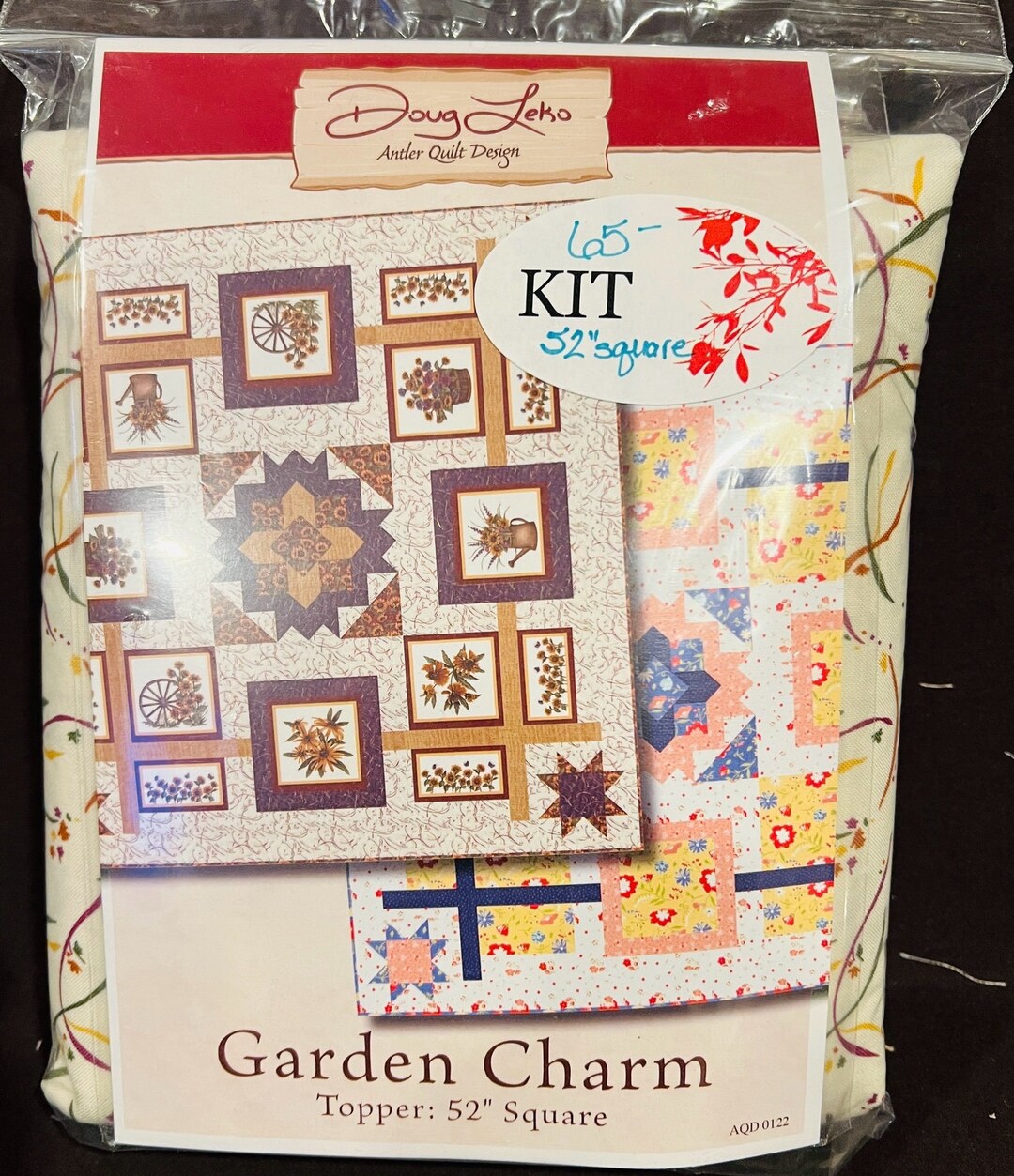 Garden Charm Topper Quilt Kit - Doug Leko - Antler Quilt Design - 52 ...