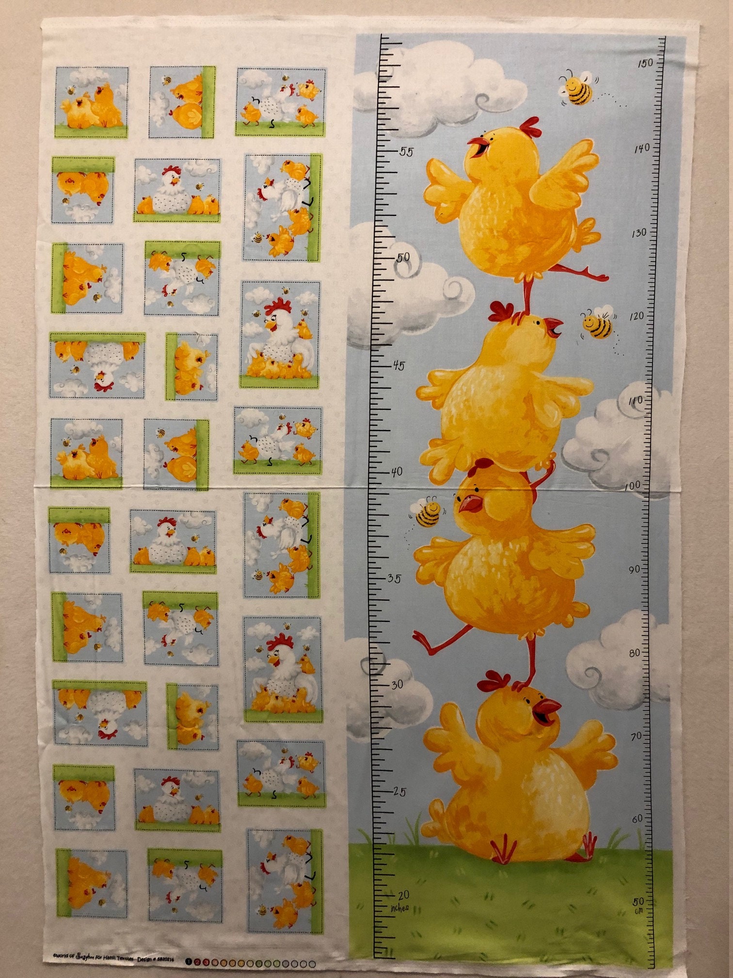 World of Susybee Growth Chart Wall Hanging for Hamil Textiles - Etsy