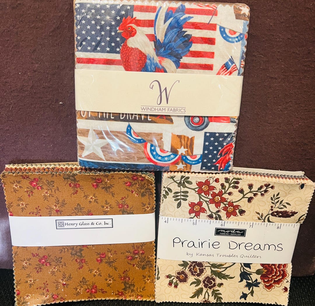 Charm Squares - Windham Fabrics Free Range - Moda Prairie Dreams ...