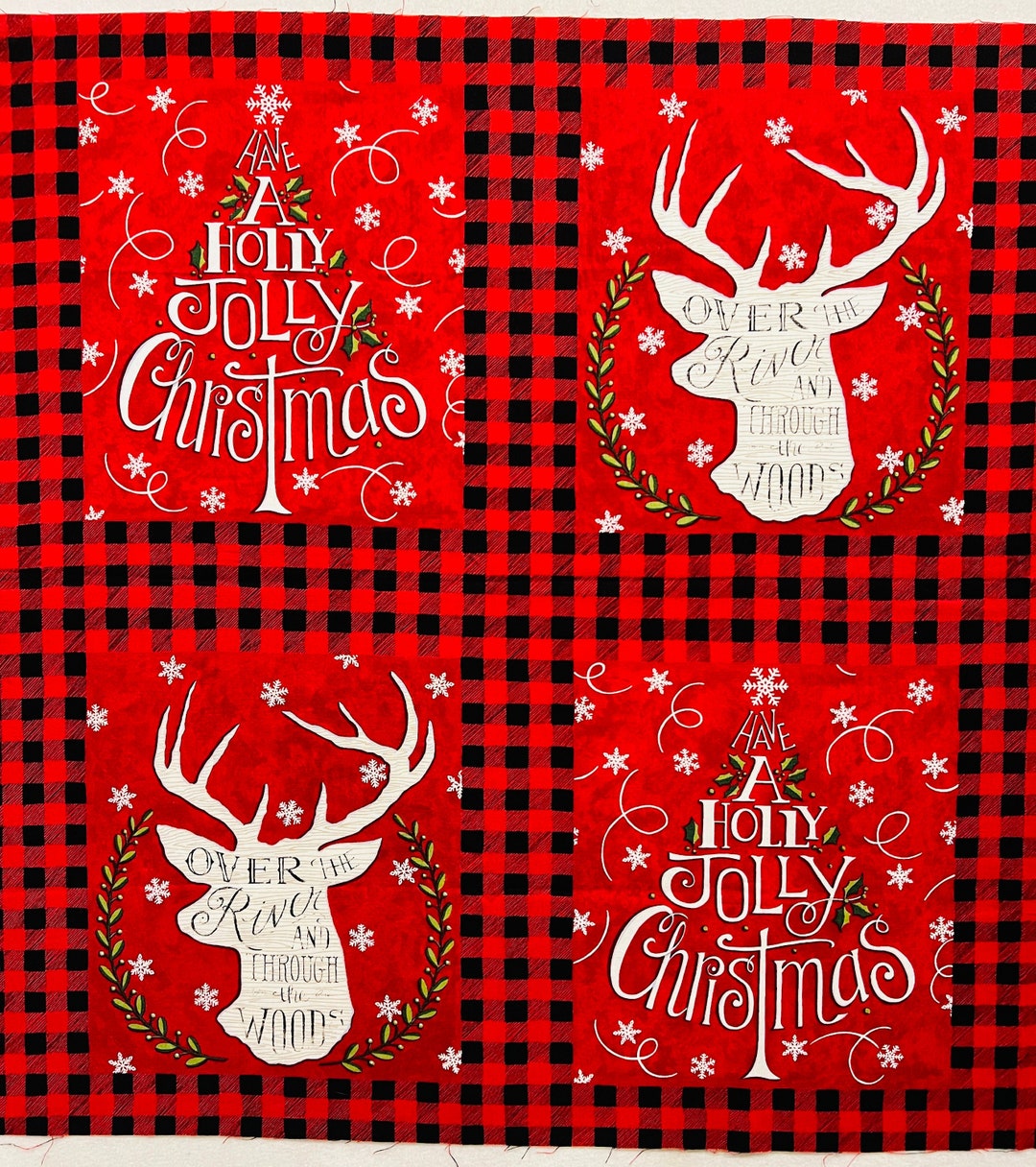 ¡ÚLTIMO PANEL! Hearthside Holiday de Deb Strain para Moda Fabric - Over ...