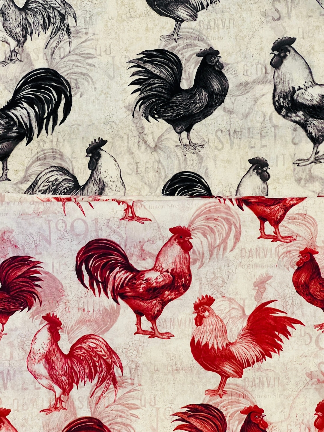 Susan Winget Proud Rooster Fabric - 2 Yards - Wilmington Prints ...
