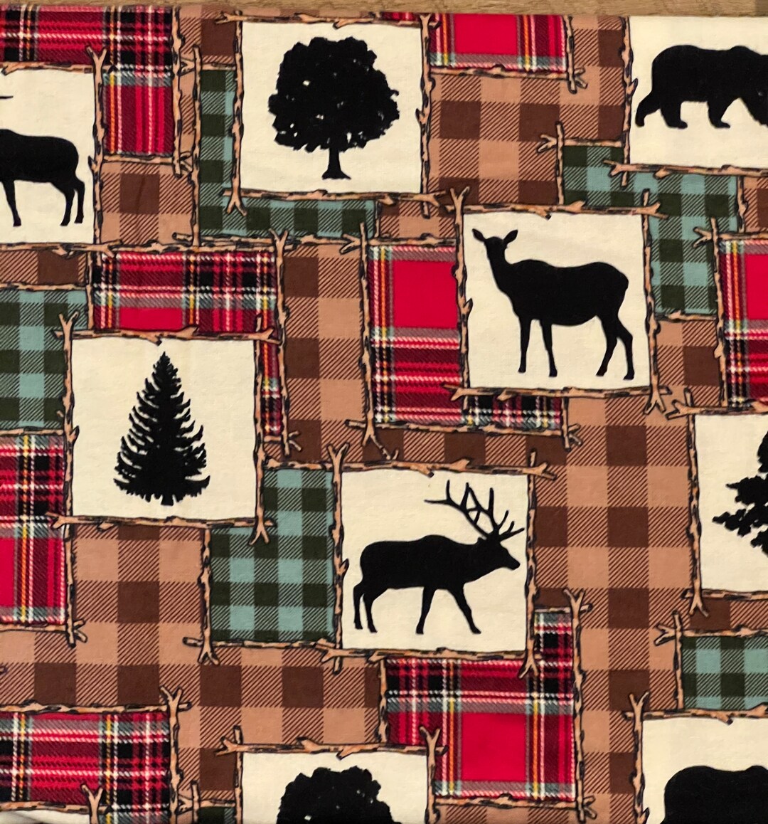Super Soft Snuggle Flannel Wildlife Made Exclusively for Joann Fabrics ...