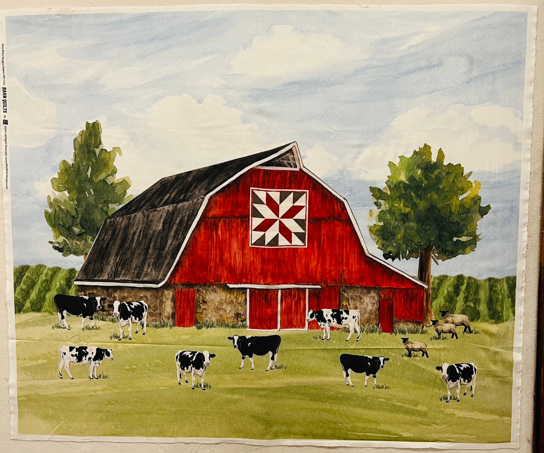 Barn Quilts Panel 36" X 45" -tara Reed Designs - Riley Blake - PD11055 ...