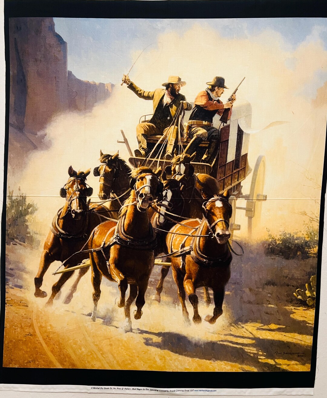 Mud Wagon by Don Spaulding - Ansada Licensing Group - Panel 36" X 45 ...