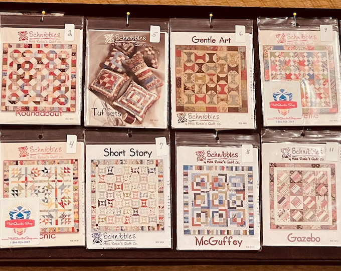 Schnibbles Patterns by Miss Rosie's Quilt Co. - 6 Available - Hat Trick ...