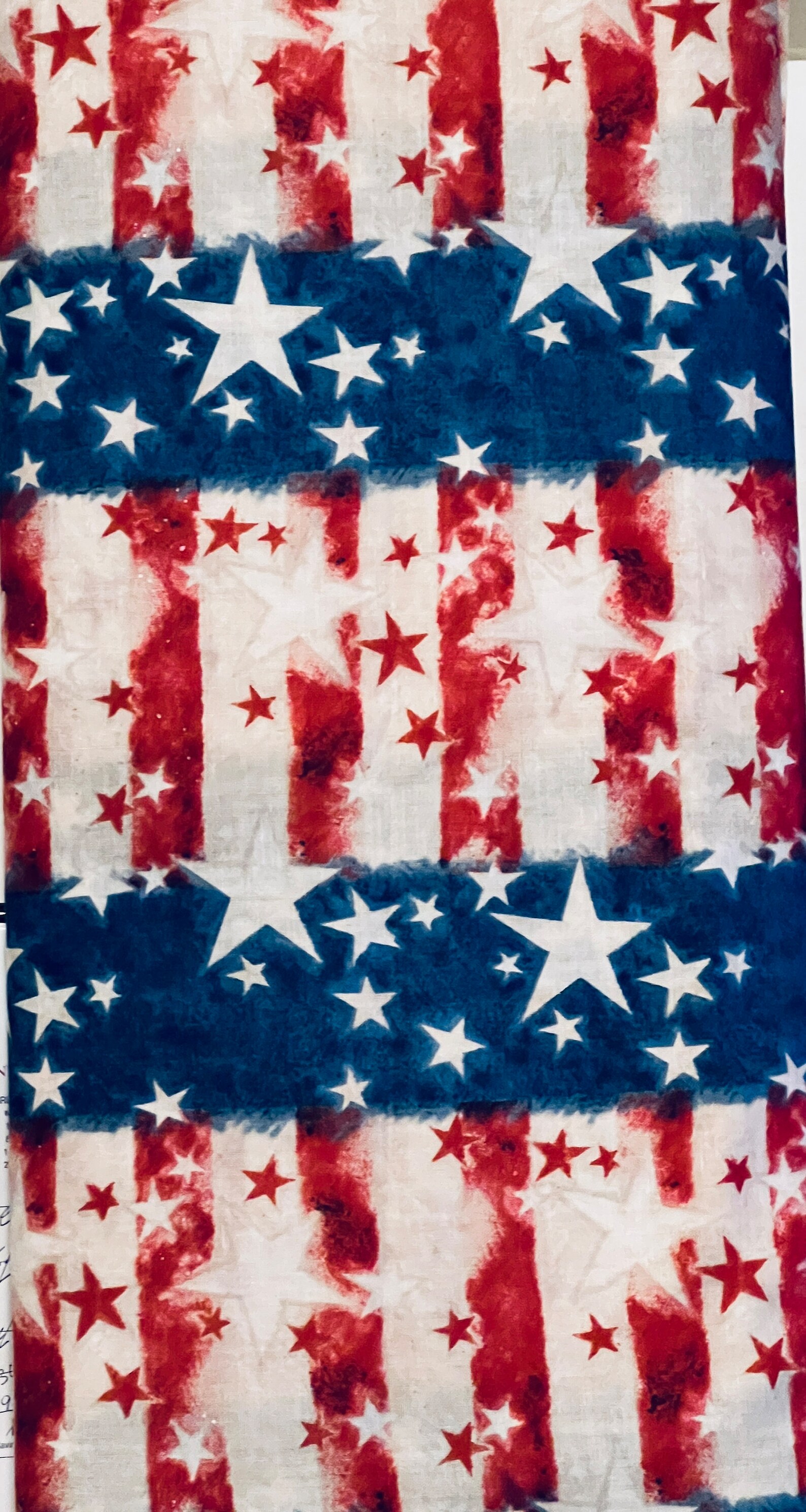 Star Flage Border Stripe Steele Creek Studios Sold by - Etsy