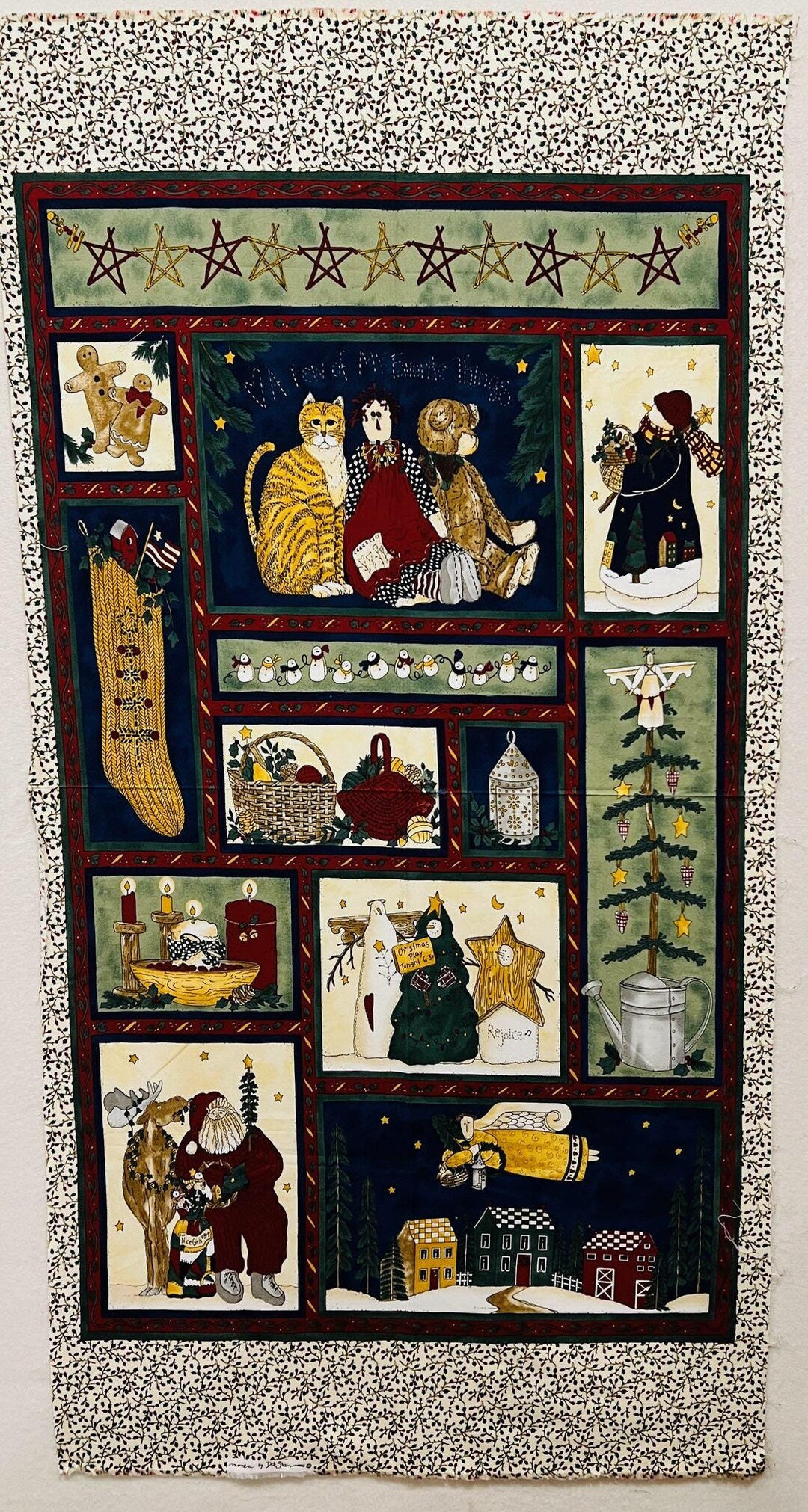 My Favorite Things by Deb Strain - Panel 23" X 45" - Out of Print - Etsy