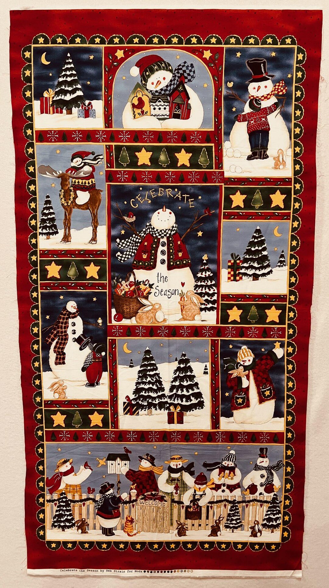 LAST PANEL AVAILABLE! Celebrate the Season - Deb Strain - Moda - Panel ...