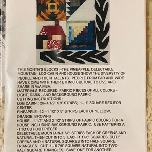 Way, Way Out West in Paniolo Country by Irene Kubo - 9 Block of the ...