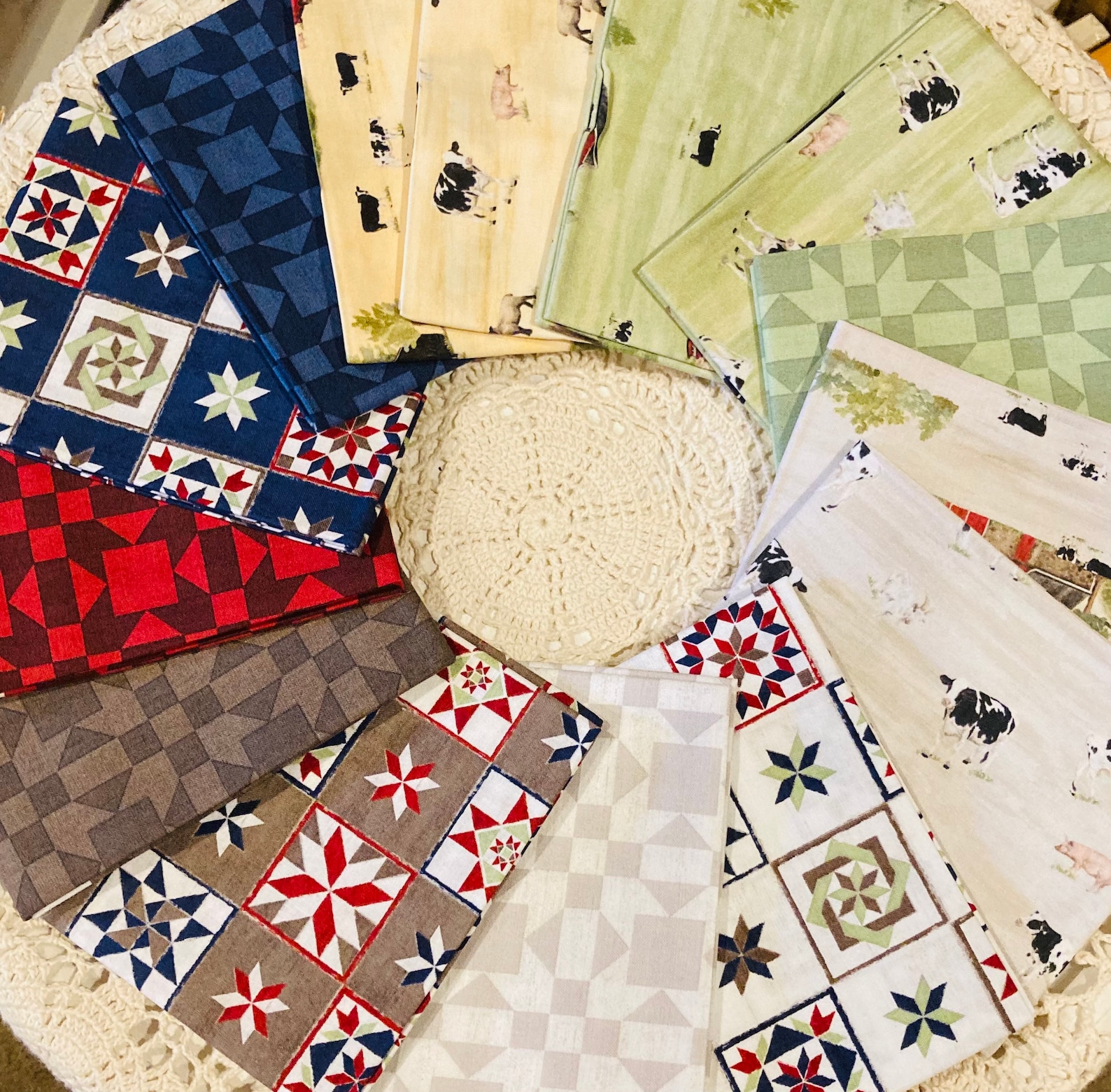 Barn Quilts Fat Quarters by Riley Blake Tara Reed Collection - Etsy