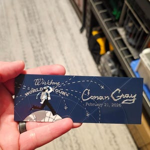 Conan Gray Wishbone World Tour Commemorative Ticket - Etsy