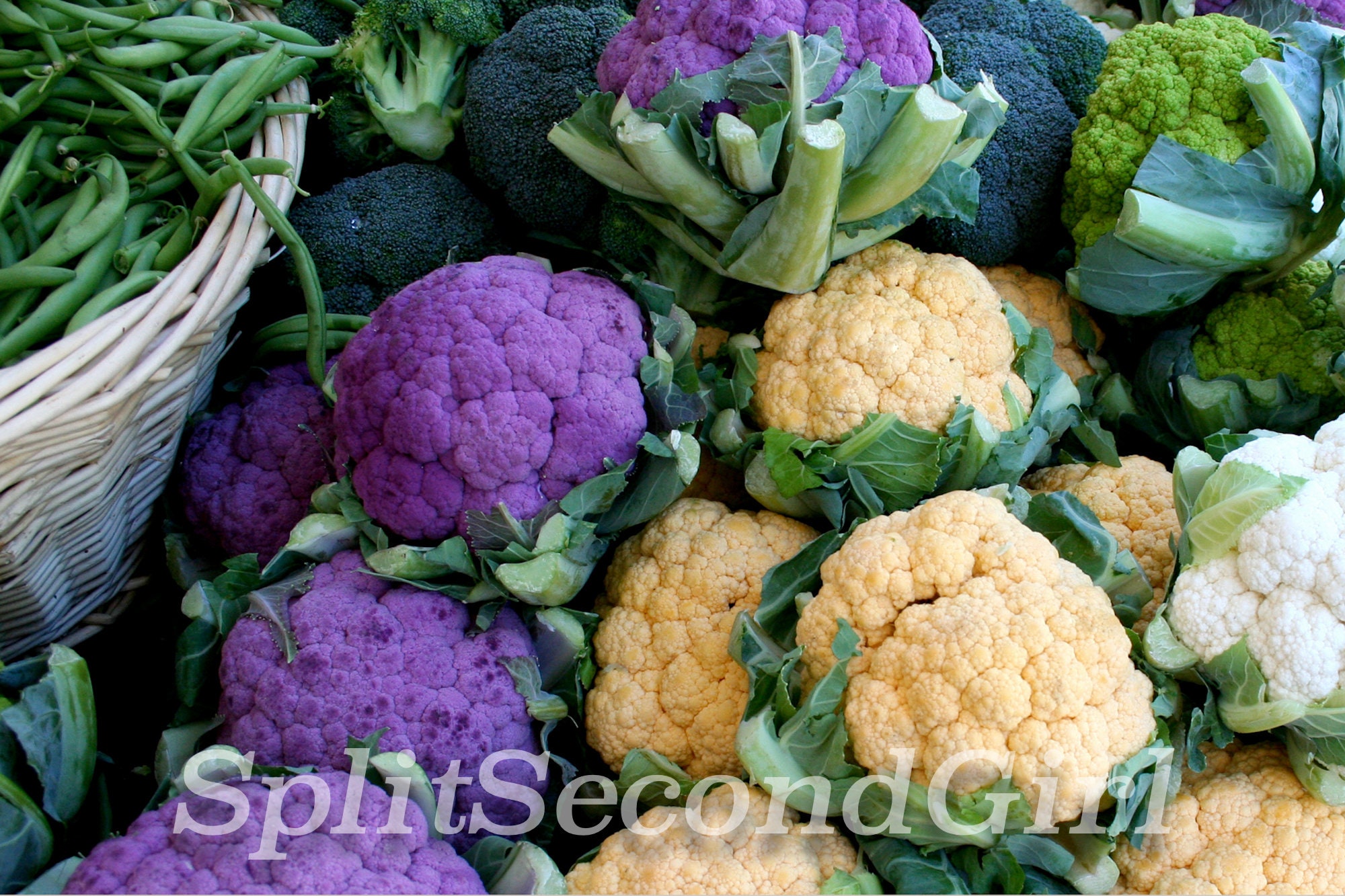 Cauliflower Photograph, Cauliflower Photo, Digital Download, Digital ...