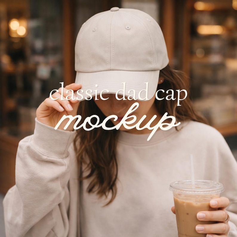 Stone Classic Dad Cap Mockup - Etsy UK