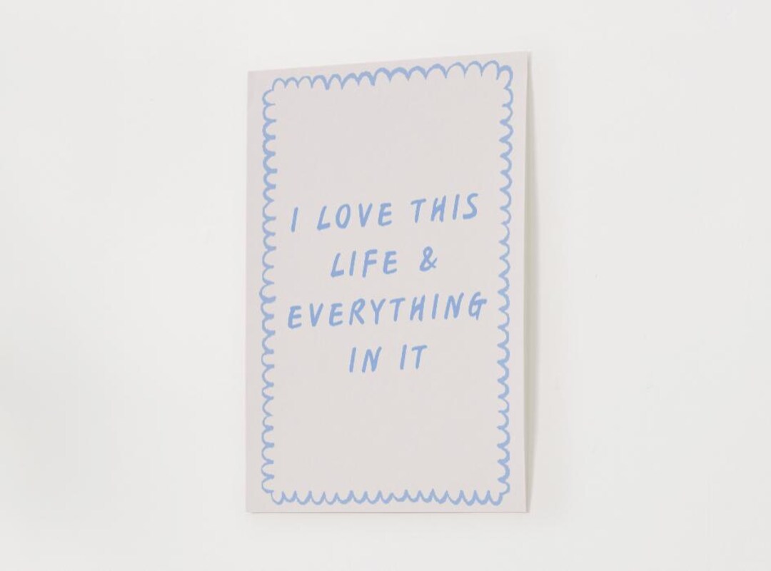 I LOVE THIS LIFE Poster - Etsy