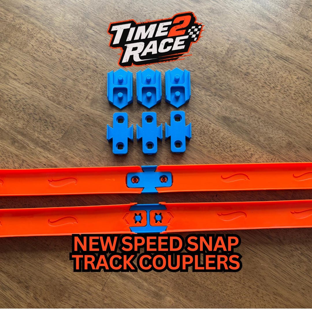 Speed Snap Track Coupler Connectors – Hot Wheels Compatible 6pc Set ...