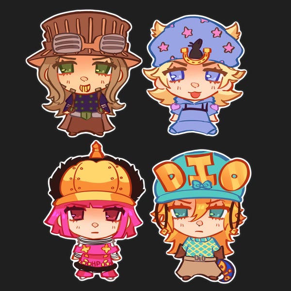 Anime Keychain Jjba - Etsy