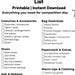 Dance Competition Packing List | Printable Checklist (digital Download ...