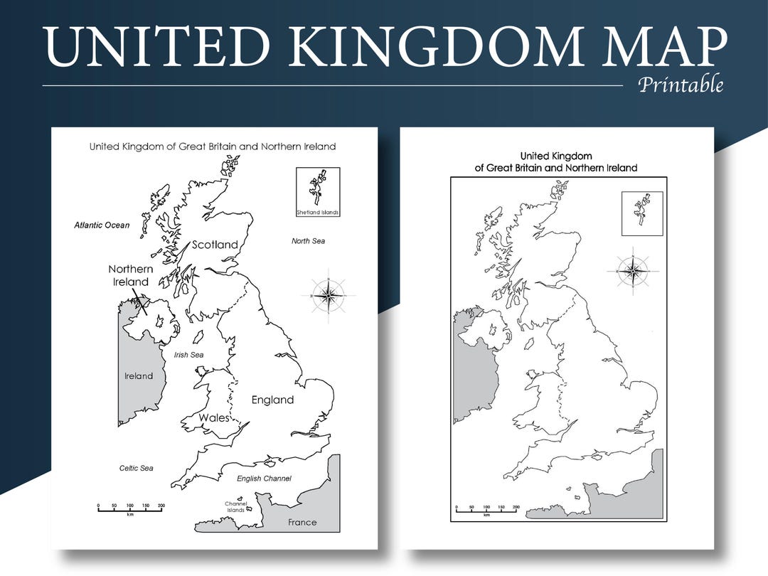 UK Map Worksheet | Blank, Labeled & Labeling Activity UK Map PDF ...