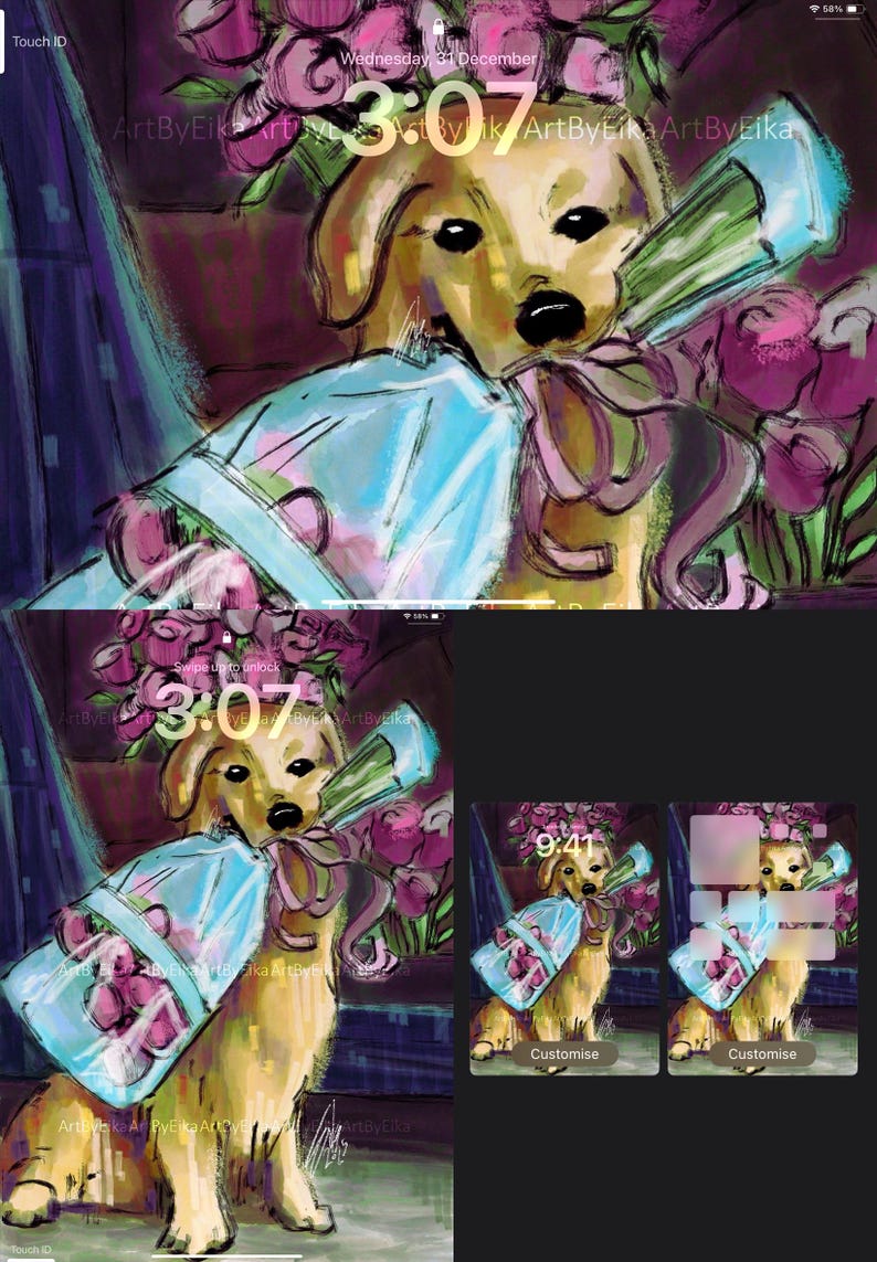 Dog Digital HD Phone Wallpaper, Ipad, Pet Pfp, Good Dog, Flower, Animal ...