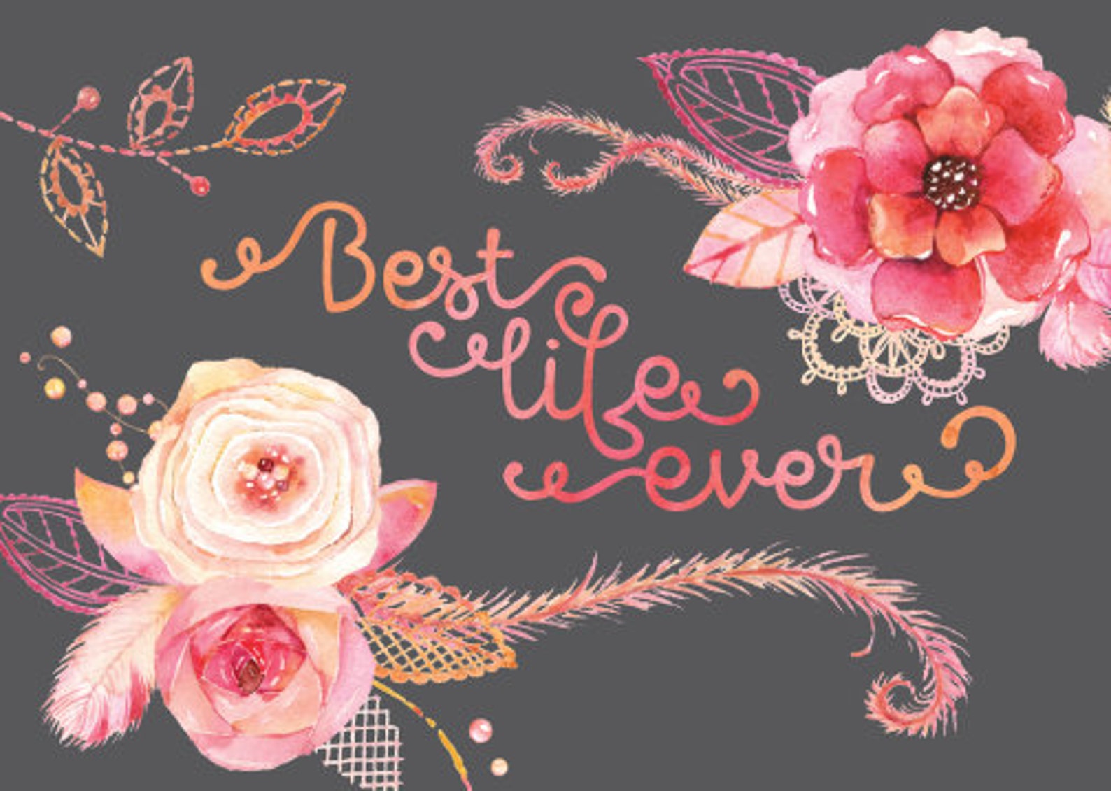 Best Life Ever Greeting Card - Etsy