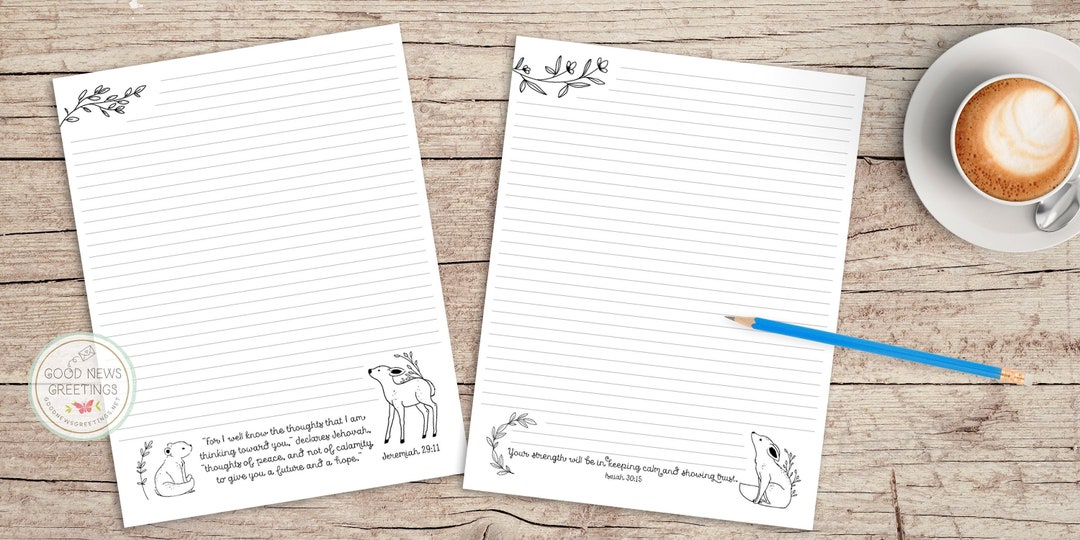JW Letter Writing Paper - Digital Download - A Future Hope, Your ...
