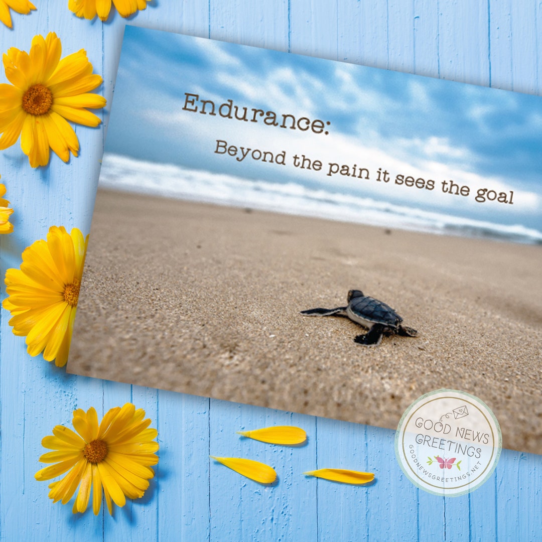 Beyond the Pain - Encouraging Greeting Card - Etsy
