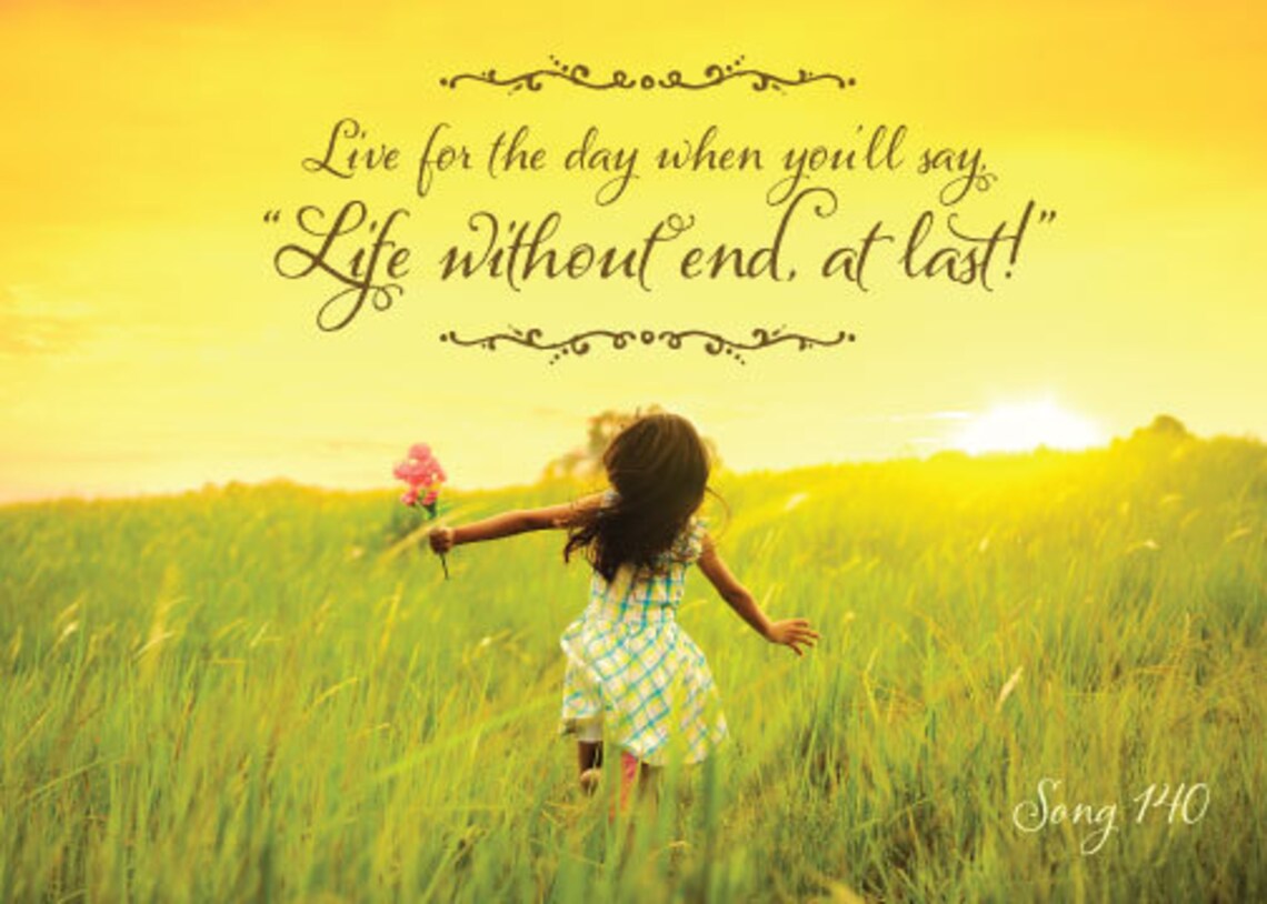 Life Without End at Last Encouraging Greeting Card - Etsy