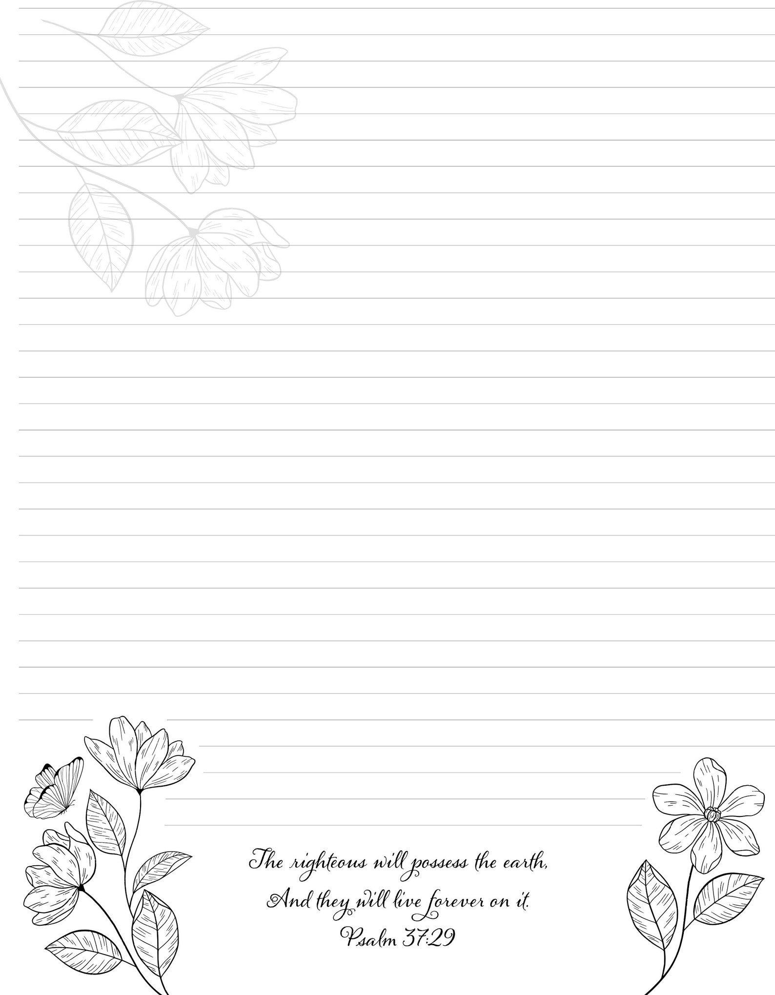 JW Letter Writing Paper Digital Download Live Forever | Etsy Canada