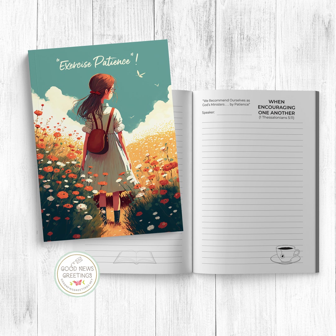 2023 exercise Patience Convention Notebook With - Etsy
