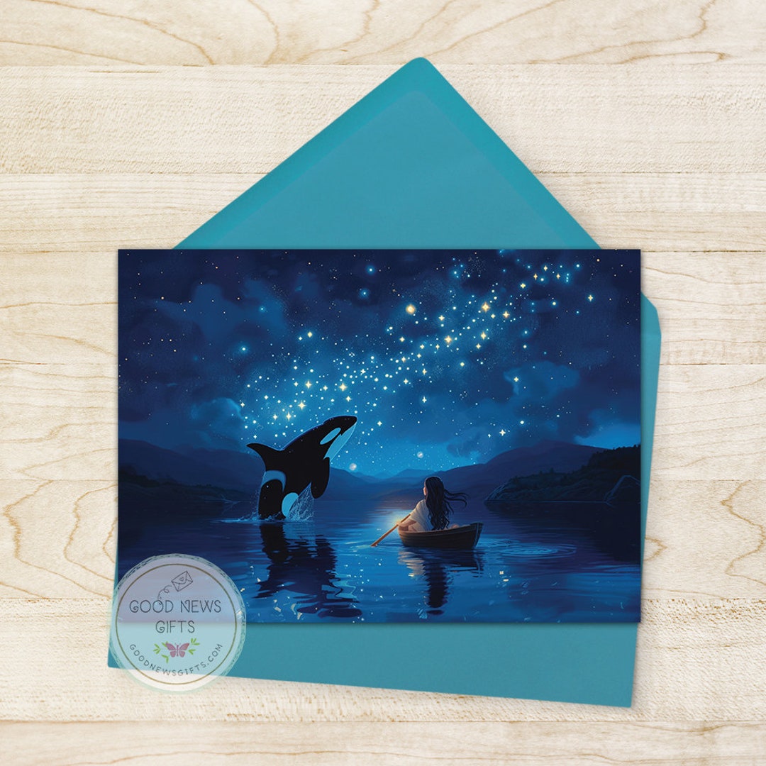Orca Encounter - Greeting Card - Etsy