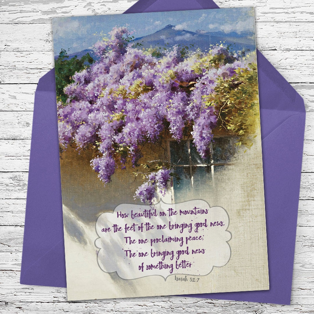 Proclaiming Peace - Greeting Card - Etsy
