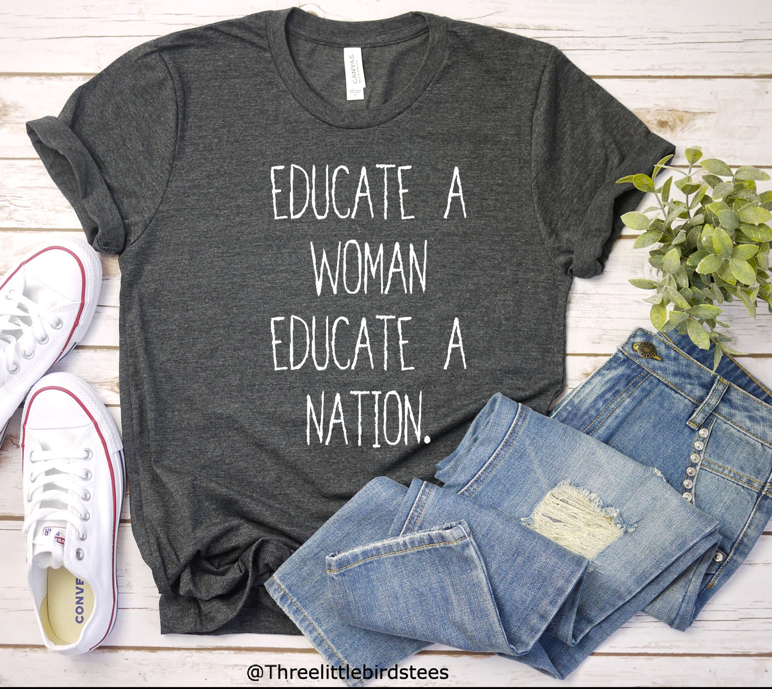 Educate a Woman Educate a Nation Women|unisex Short Sleeve Empowerment ...