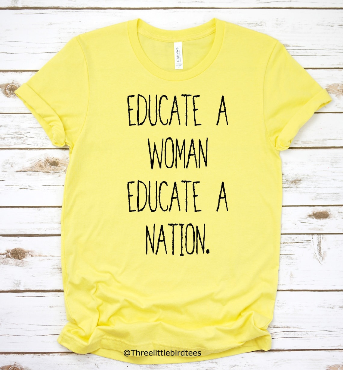 Educate a Woman Educate a Nation Women|unisex Short Sleeve Empowerment ...