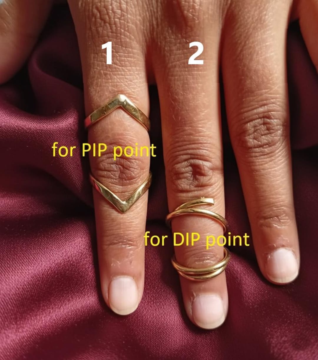 Finger Splint , Arthritis Ring, Mallet Finger Ring, MCP Splint ...