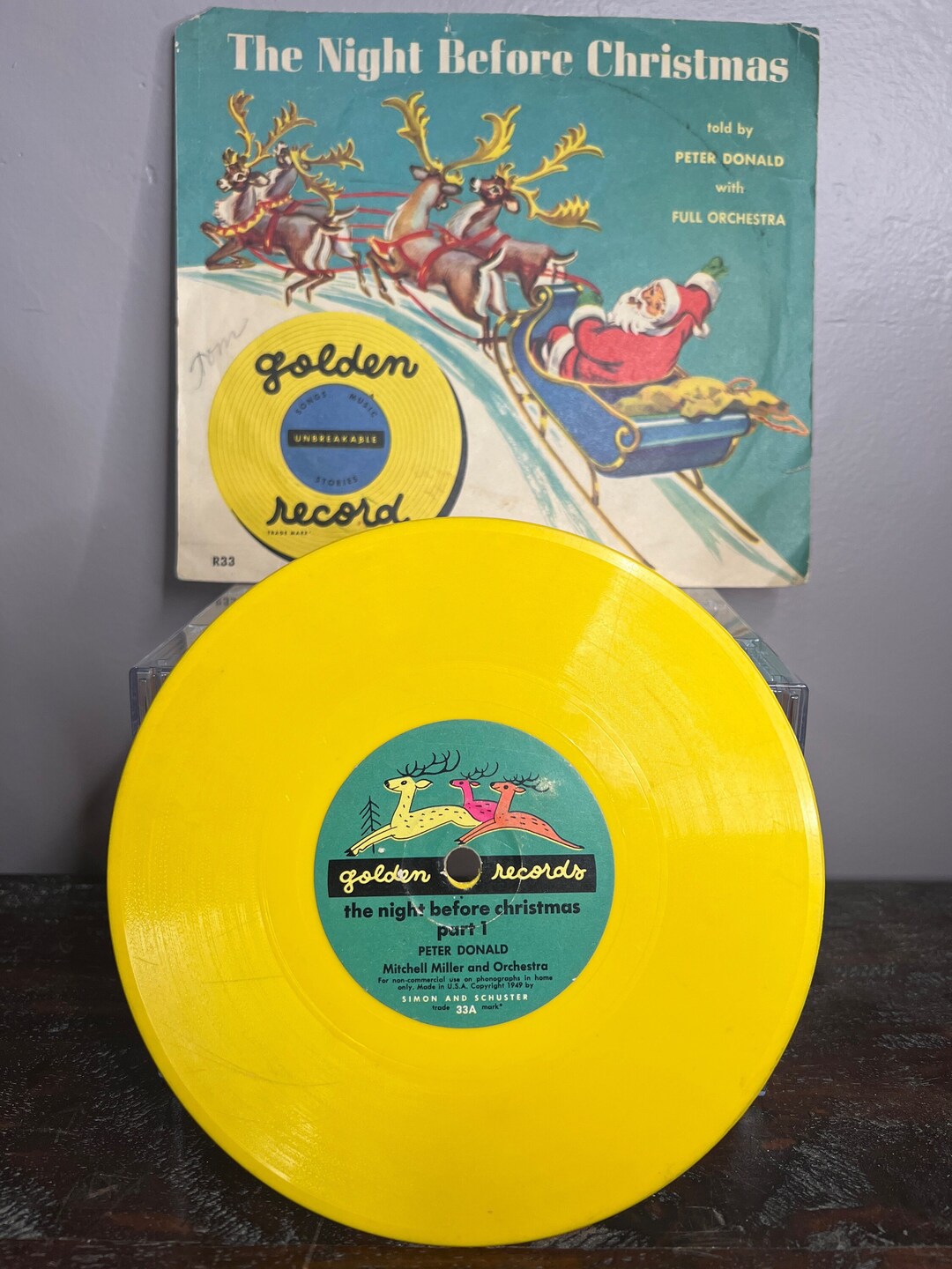 Vintage Little Golden Records the Night Before Christmas - Etsy