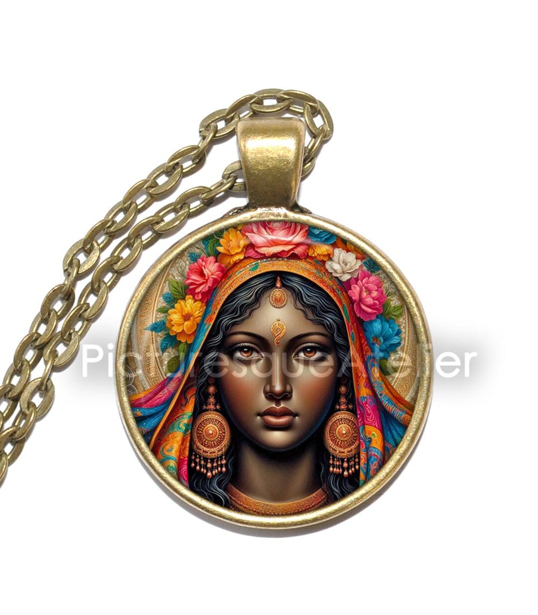 SAINT SARAH Necklace/keyring, Sara-la-kâli, Sara the Black, Romani ...