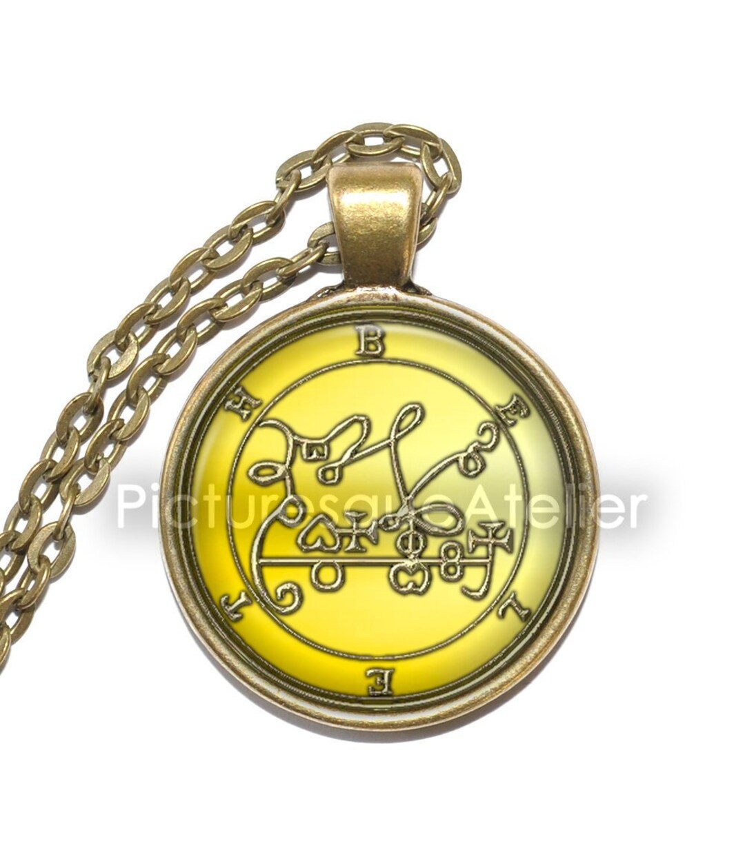 BELETH Necklace, Sigil, Demon King, Day Demon, Goetia, Goetic Demon ...