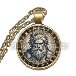VIDAR Necklace/keyring, Norse God, Silent God, Son of Odin, Vikings ...