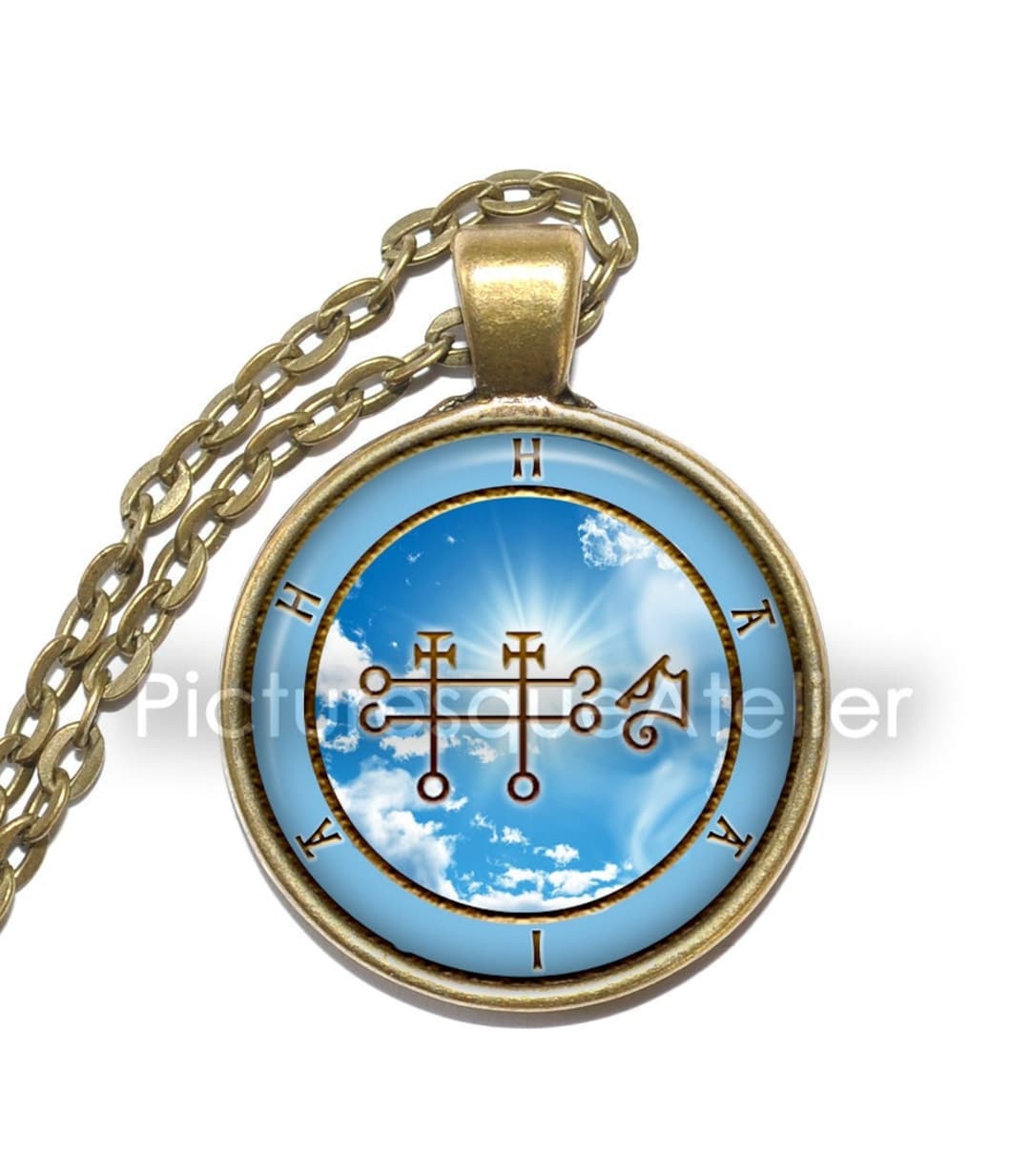 ANGEL HAAIAH SEAL Necklace, Guardian Angel, July 28 - August 1 ...