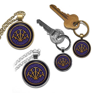 NODENS Necklace/keyring, Elder God, LOVECRAFT, LOVECRAFTIAN, Cthulhu ...