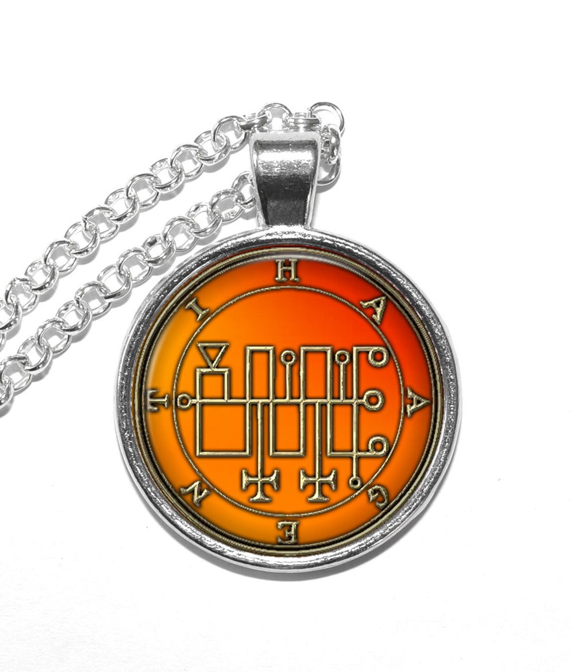 HAAGENTI Necklace Sigil Demon of the Night Demon President | Etsy