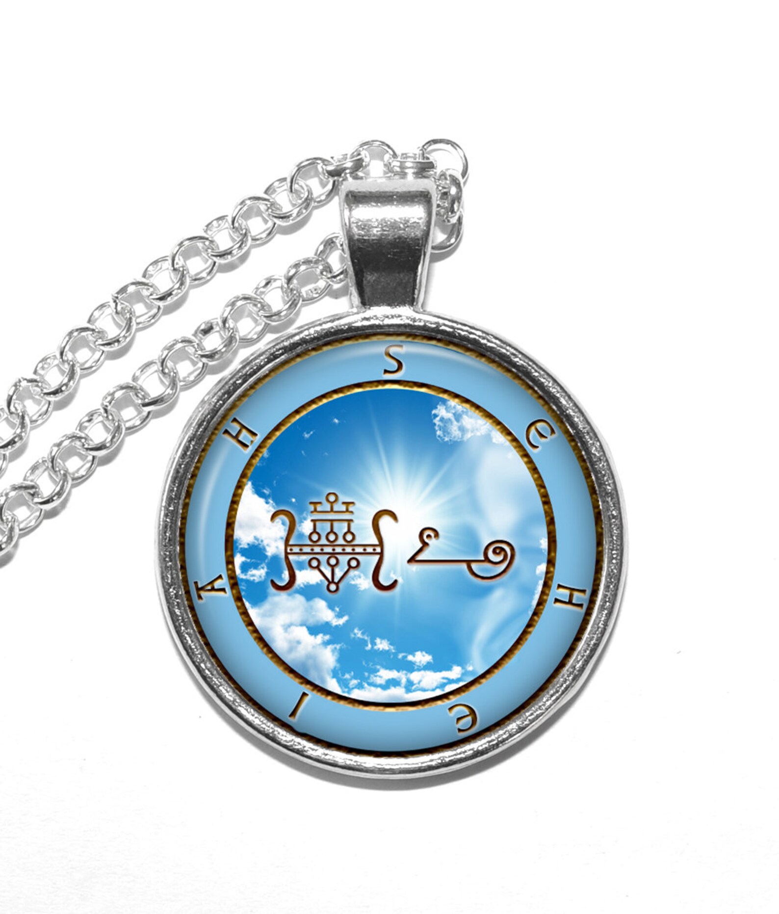 ANGEL SEHEIAH SEAL Necklace Guardian Angel Talisman - Etsy UK