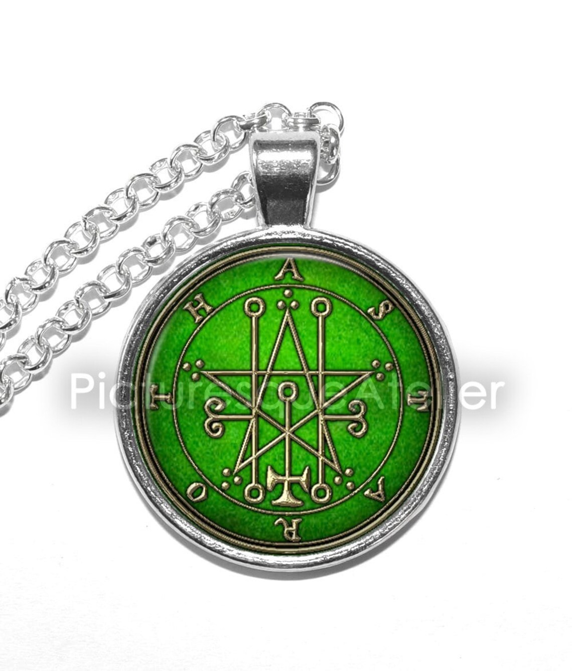 ASTAROTH Necklace, Sigil, Demon Duke, Day Demon, Goetia, Goetic Demon ...