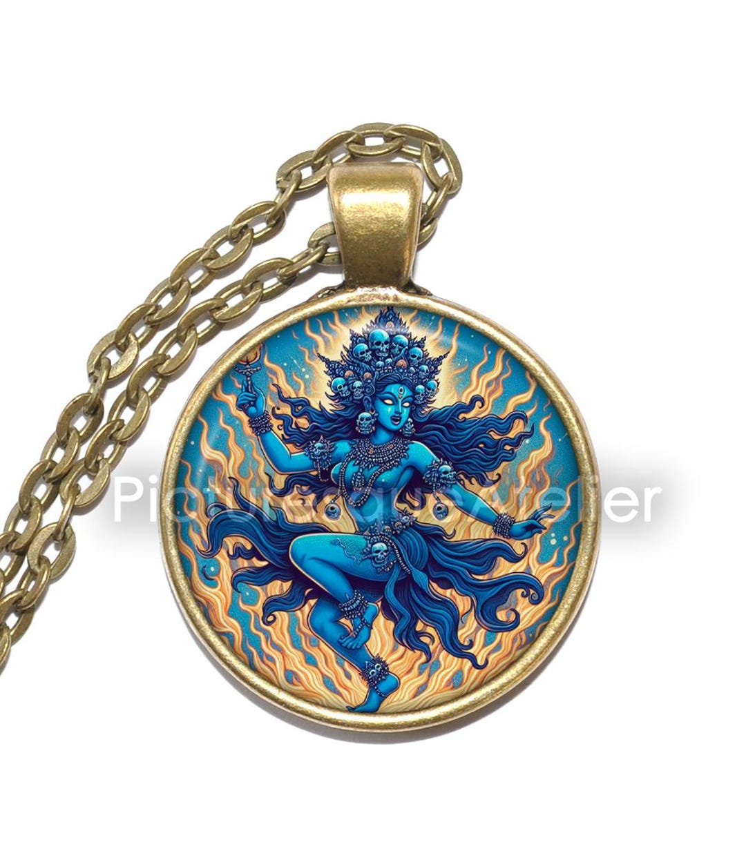 BLUE TARA Necklace/keyring, Ekajaṭī, Deity, Goddess, Vajra Tara ...