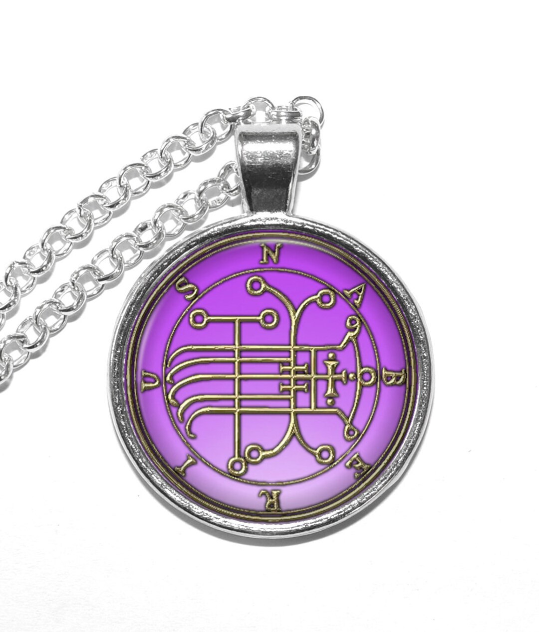 NABERIUS Necklace, Sigil, Demon Marquis, Day Demon, Goetia, Goetic ...