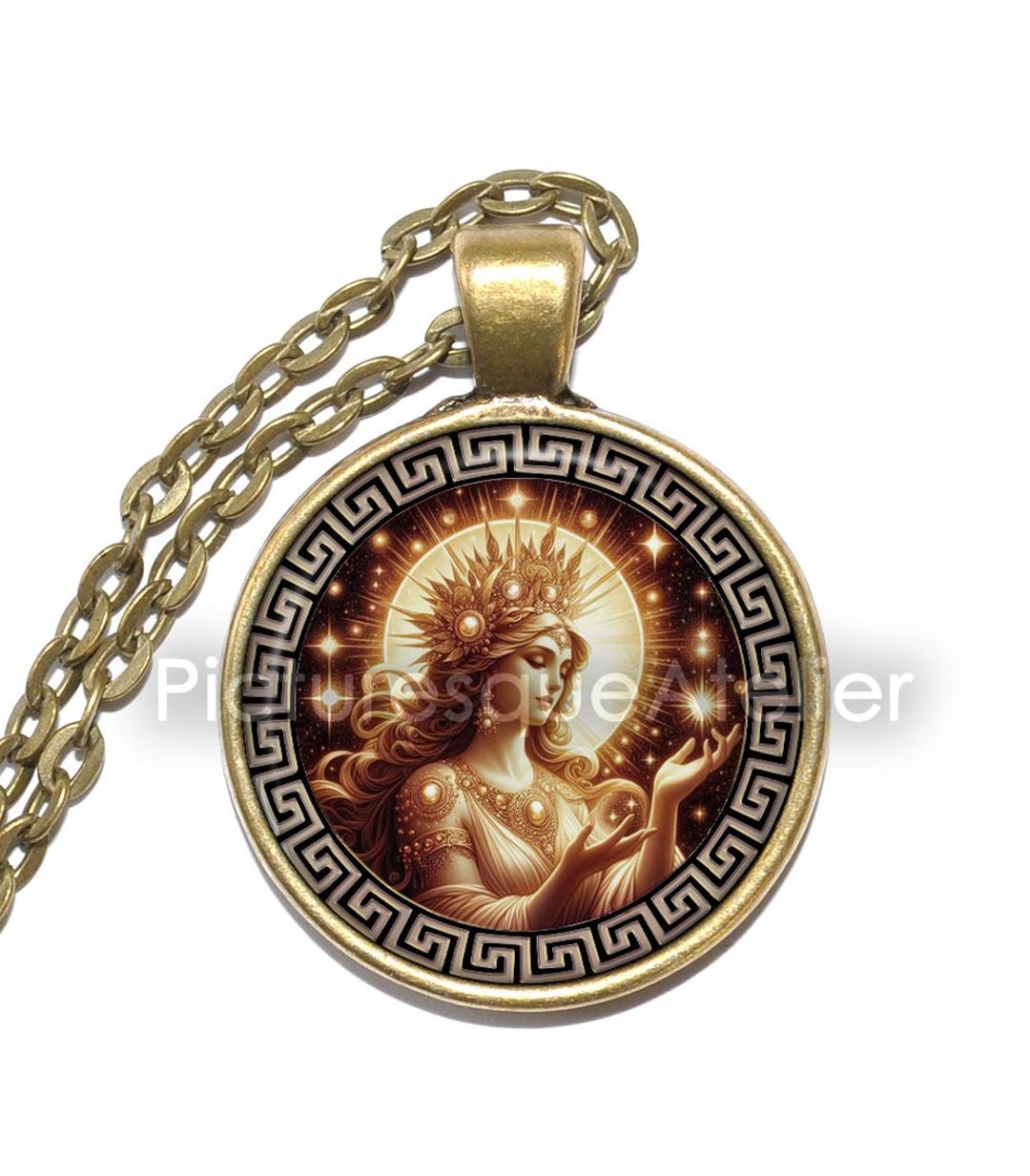 THEIA Necklace/keyring, Goddess of Divine Light, Goddess of Sight ...