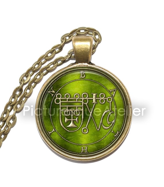 BATHIN Necklace Sigil Demon Duke Day Demon Goetia Goetic | Etsy